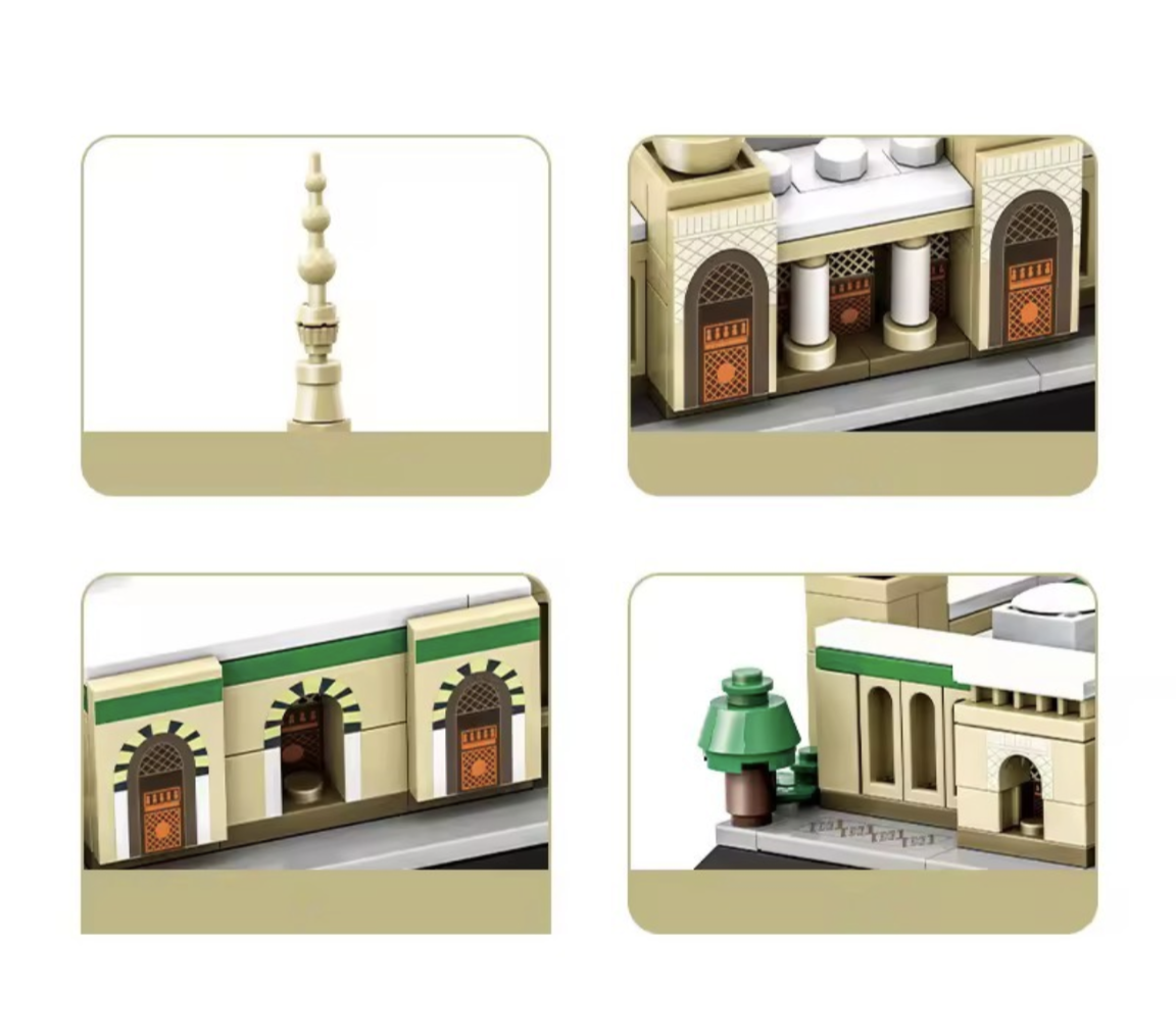 Masjid an Nabawi Model Islamic Building Bricks/blocks 550+ pieces ...