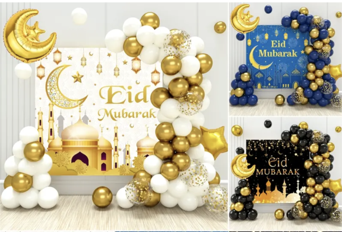 70 Piece Complete Eid Party set/bundle (available in White, Black and ...